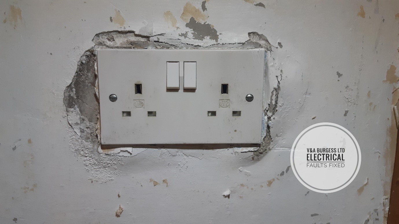 Damp around Electrical Sockets or Wet in Walls? | Electrical Faults Fixed