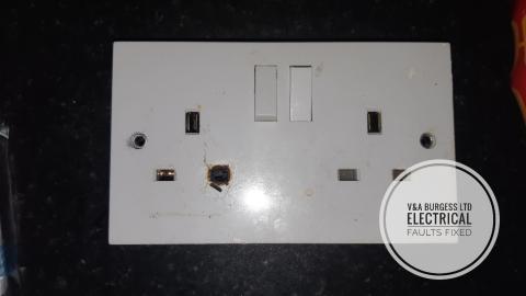Burnt Plug Socket | Electrical Faults Fixed